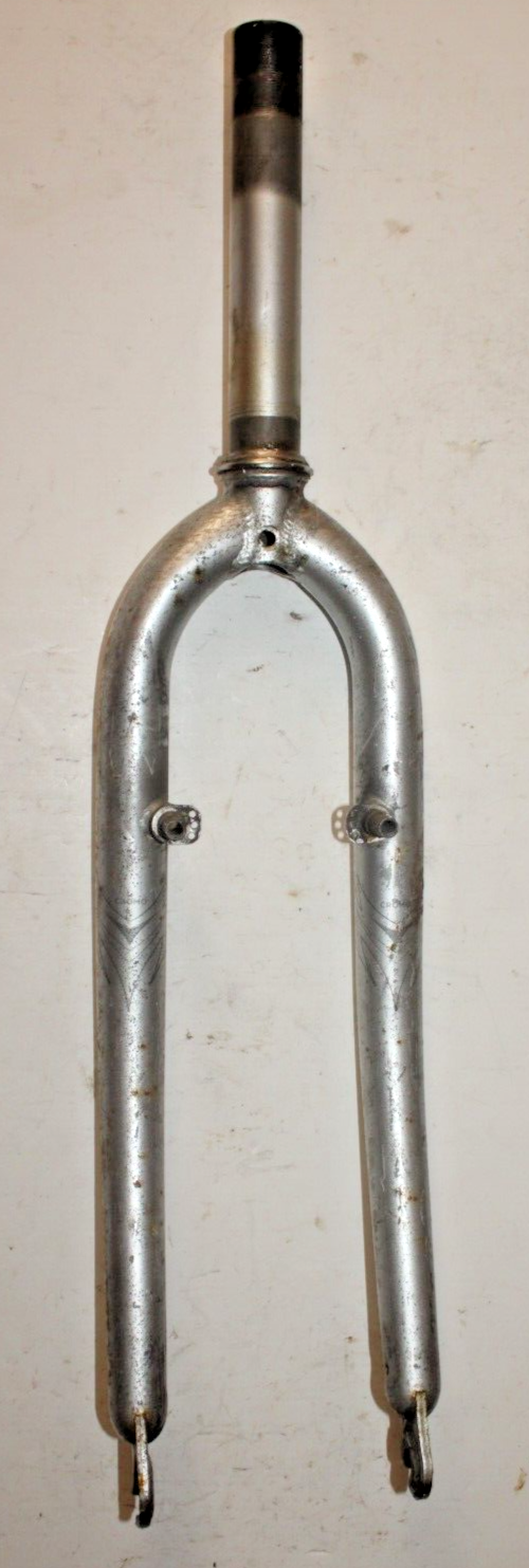 Vintage Chromoly Rigid MTB Bike Fork 26" 11/8" Threaded 175mm Canti ...