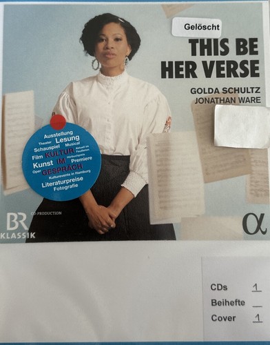 Golda Schultz Golda Schultz: This Be Her Verse 3760014197994 | eBay.de
