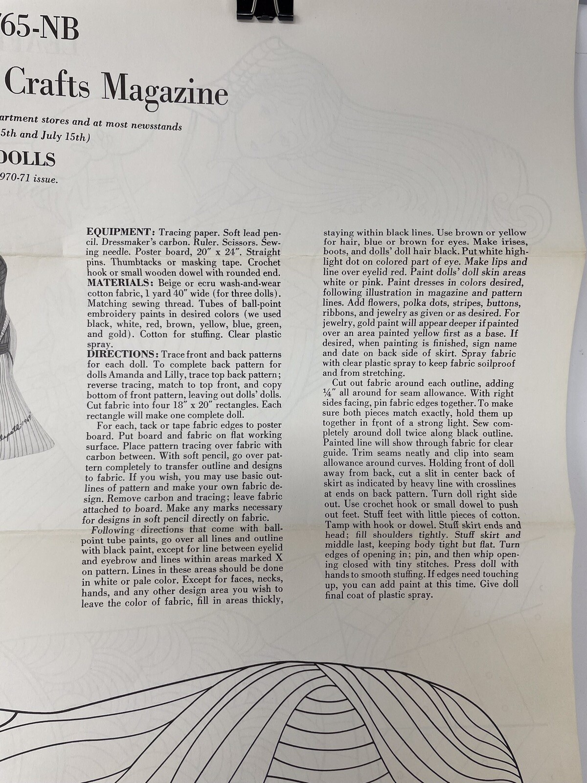 Vintage Pattern McCall’s Leaflets Needlework and Crafts Magazine 1970 ...