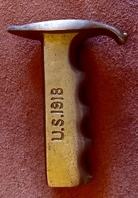 1918 Mark1 Brass Trench Knife Handle Only + Legal Modified+reproduction ...