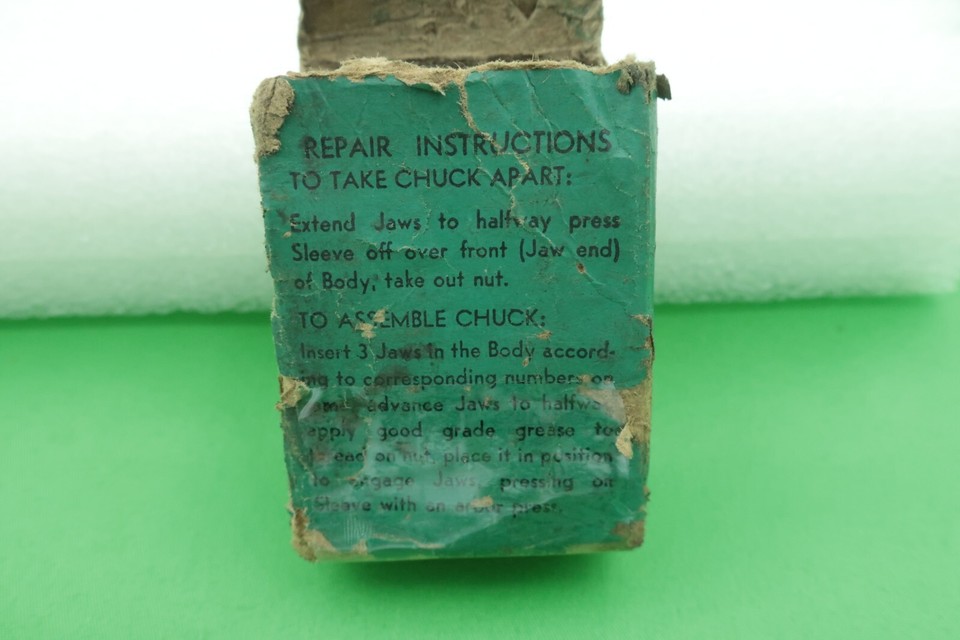 Jacobs USA U6 Repair Kit for 6A & 6B Drill Chucks Set of Jaws and Nut ...