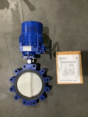 DELVAL FLOW CONTROLS SERIES 2E ELECTRIC ACTUATOR AND BUTTERFLY VALVE 10 ...