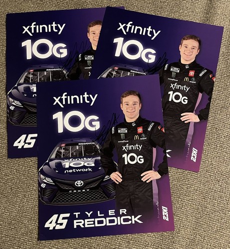 Tyler Reddick Signed 2023 Xfinity 10G Postcard Hero Card NASCAR Auto ...