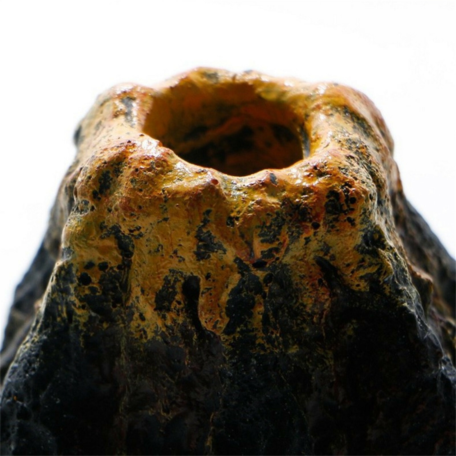 2.5in Exquisite Aquarium Water Tank Volcano Eruption Decorative Volcano ...