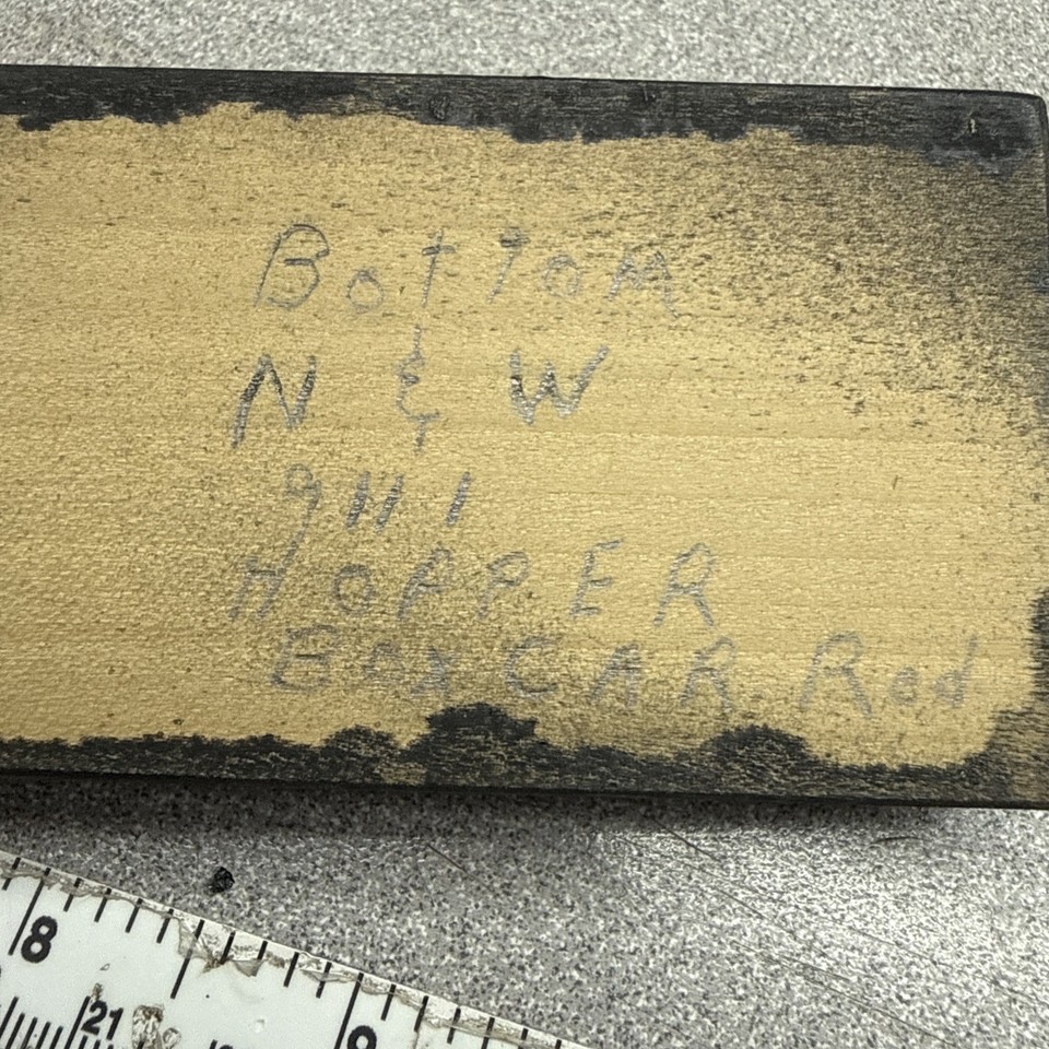 O Gauge Coal Load 9 3/8” Long X 2” Wide Resin & Wood Fits 9111 Hopper ...