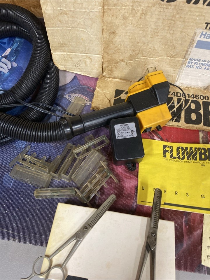 Flowbee Precision Haircutting System w/ Attachments & Power Supply ...
