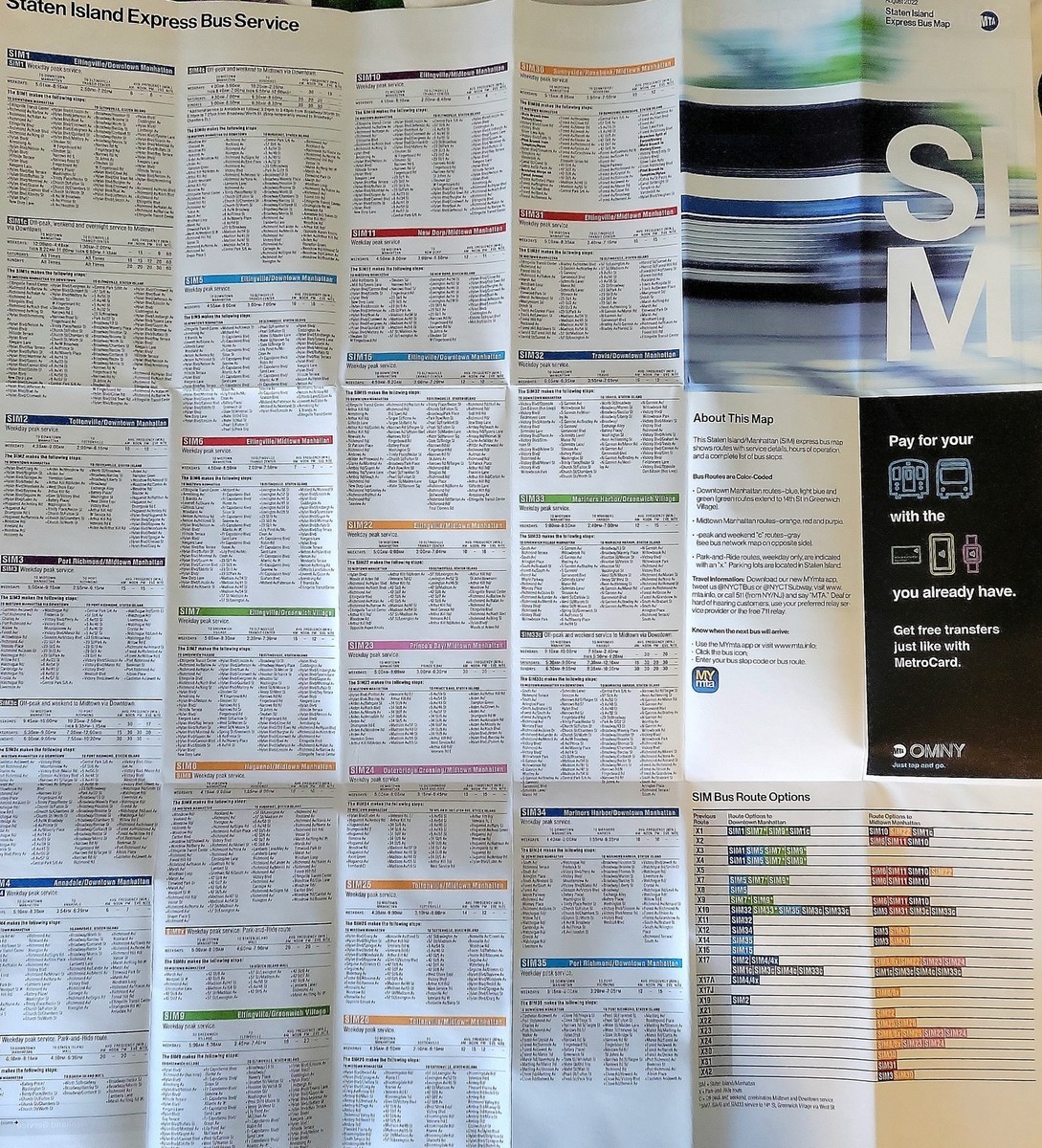 Staten Island Express Bus Map