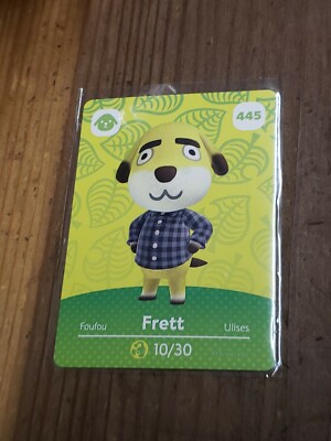 Nintendo Switch Animal Crossing Amiibo Card Series 5 Frett #445 ...
