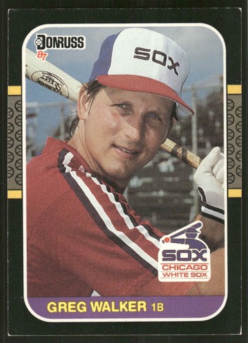 1987 Donruss #59 Greg Walker | eBay
