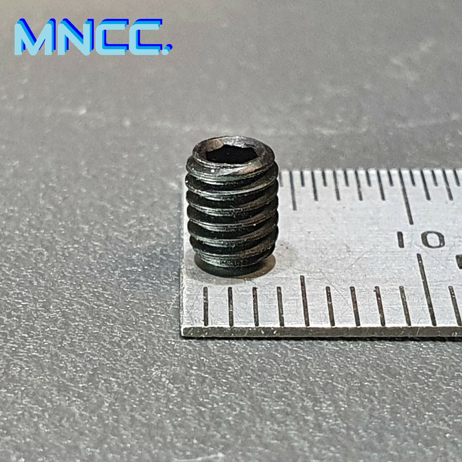 M4 x 5mm Cup Point Grub Screw Hex Head Set Screw 12.9 High Tensile ...
