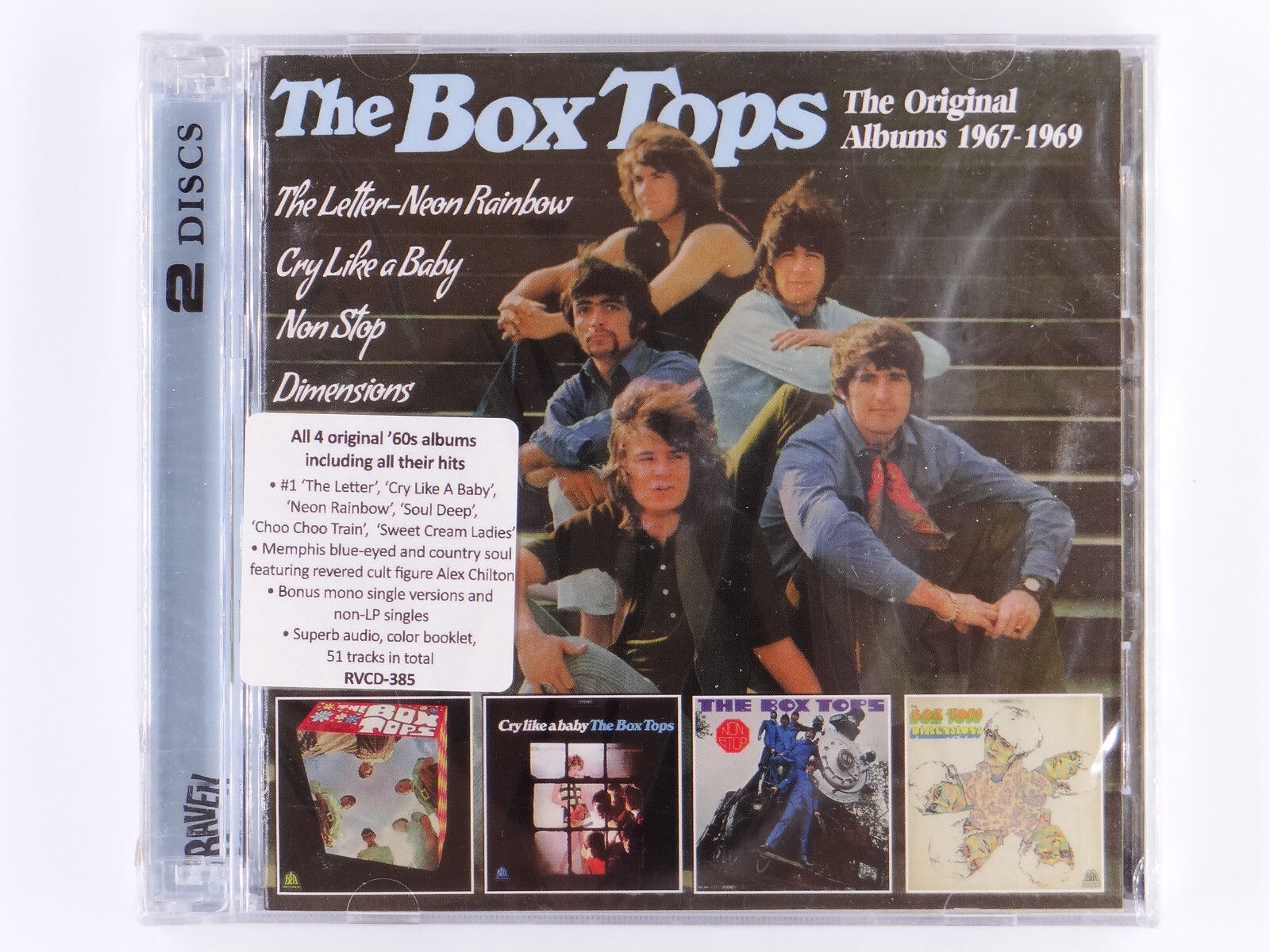 The Original Albums 1967-1969 * by The Box Tops (CD, Feb-2015, 2 Discs ...