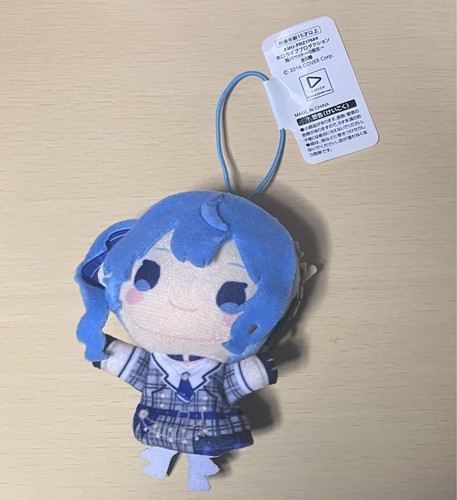 Hololive Finger Puppet Plush Doll Hoshimachi Suisei 0th Gen. FuRyu New ...