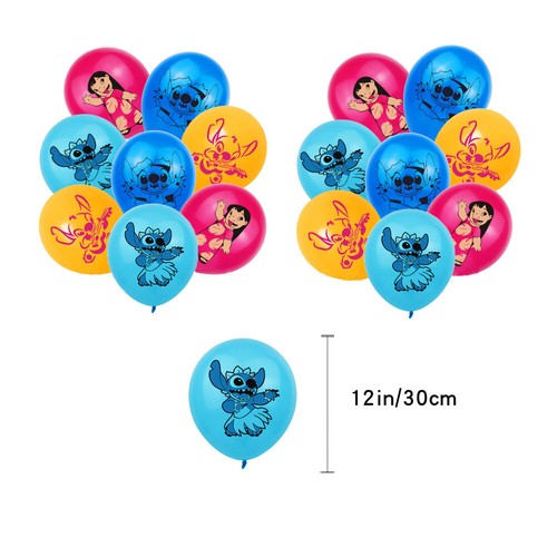Lilo & Stitch Theme Backdrop Banner Balloons Kids Birthday Party ...