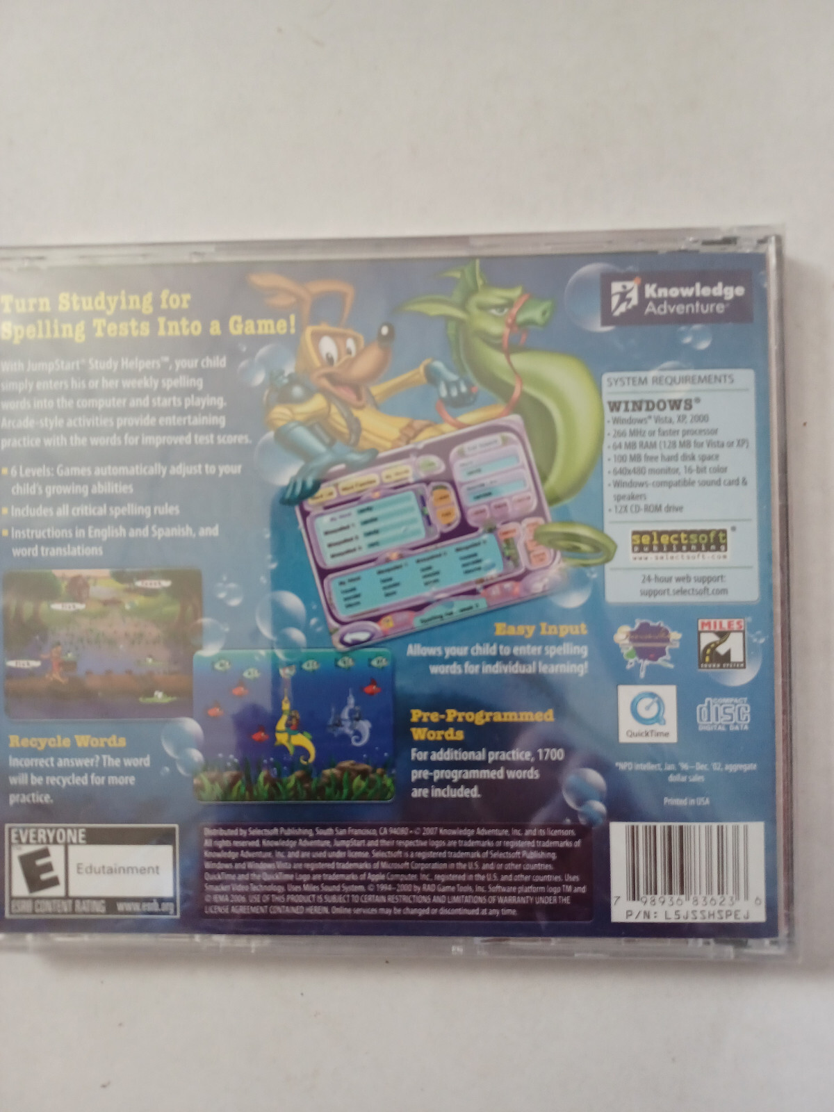 JumpStart Study Helpers: Spelling Bee; PC (Brand New/Factory Sealed ...