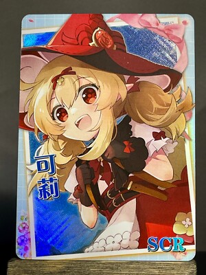 Goddess Story NS-10M05 CCG Anime Holo Foil Card SCR Rare - Klee Genshin ...
