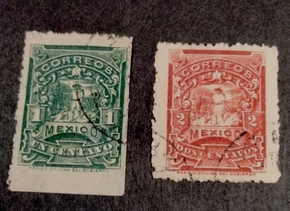 Mexico Stamps 257-261 Used partial set RM Interlaced | eBay