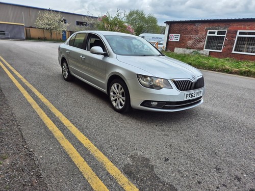2014 SKODA SUPERB SE 2.0 TDI CR 1 OWNER LONG MOT £35 ROAD TAX | eBay