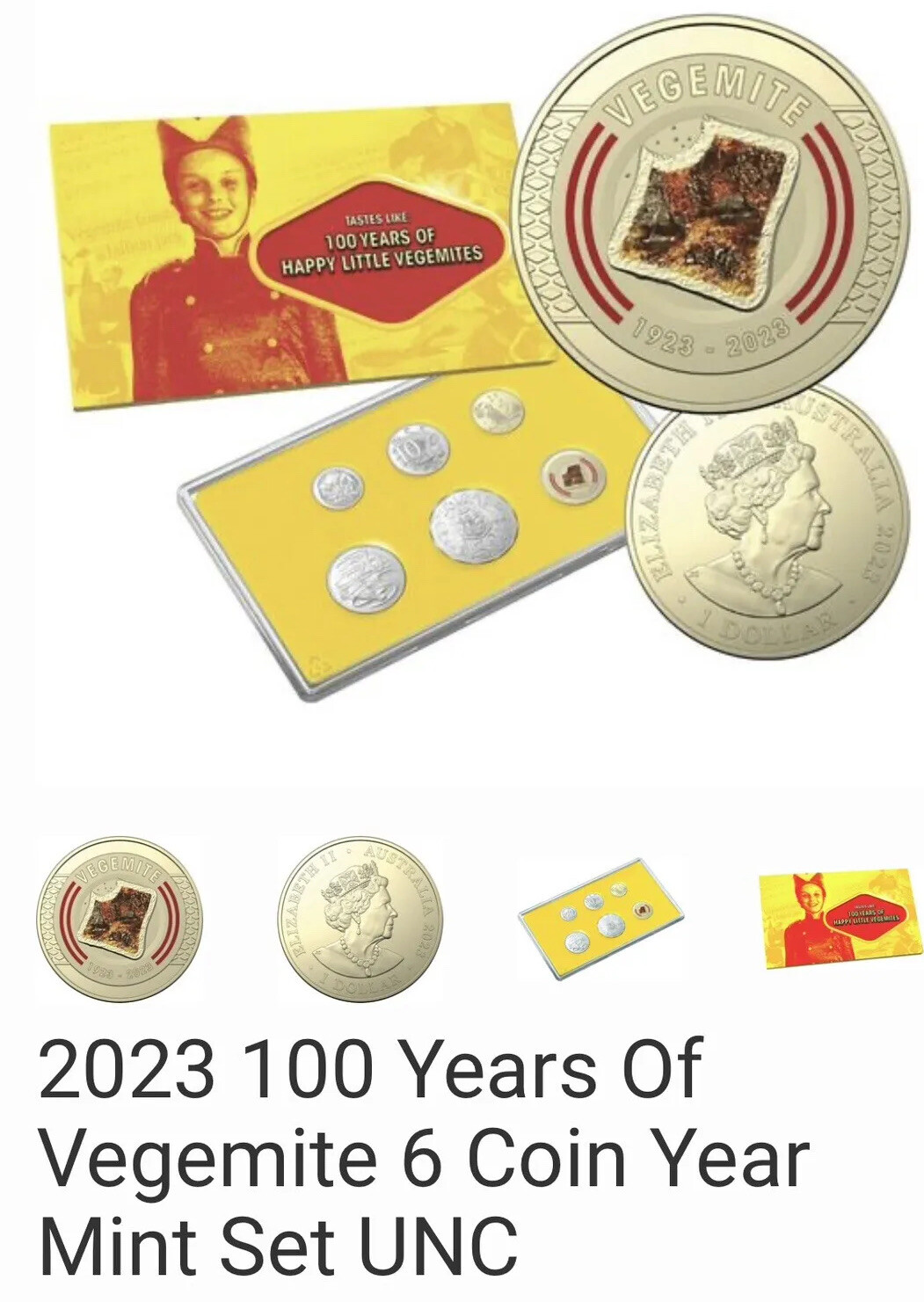 Australian 2023 6 coin Uncirculated Year Set Centenary Vegemite ...