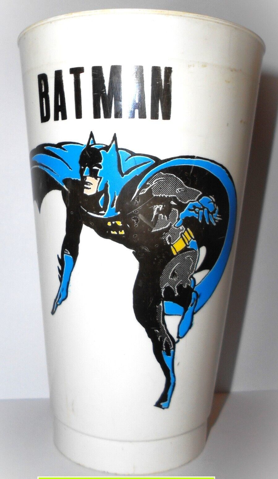 DC slurpee cup 1973 BATMAN vintage 7-11 711 silver age universe direct ...