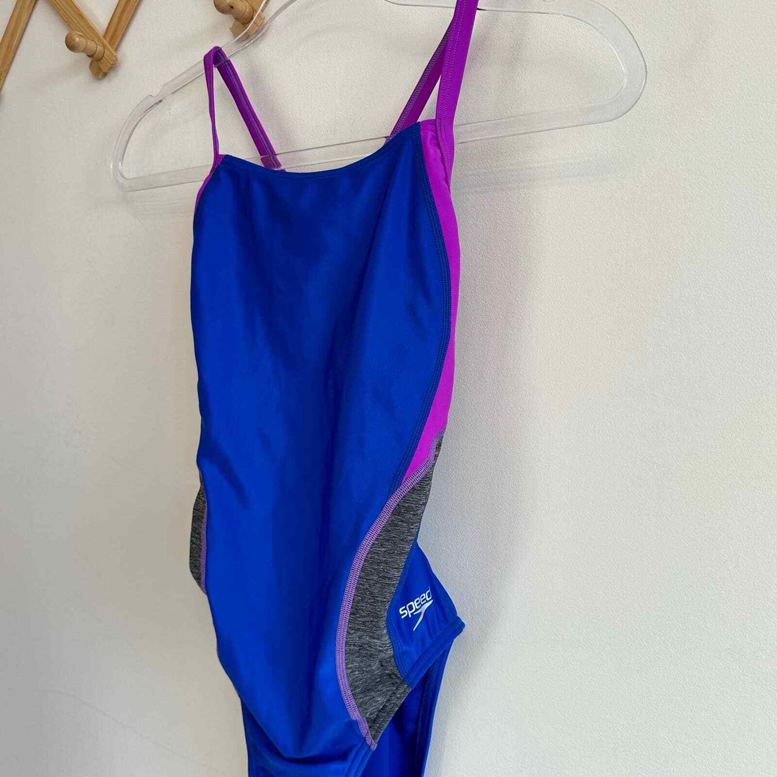 Speedo Relaunch Splice Flyback One Piece Deep Blue Pr… - Gem