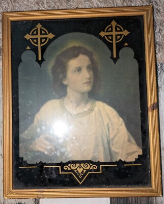 SALE. Vintage Catholic Framed Print Of Christ | eBay