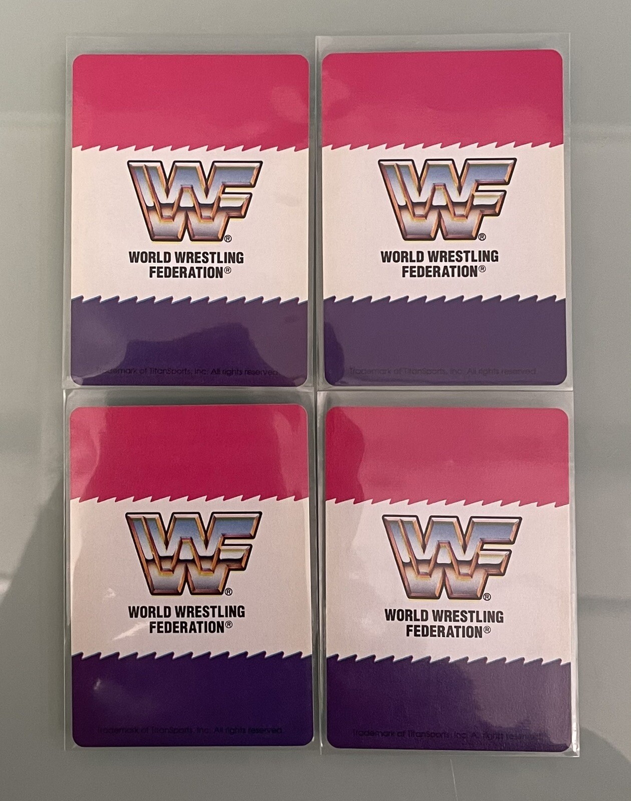 1991 WWF Mr. Perfect Playing Cards 7 Of Hearts/Spades/Clubs/Diamonds ...
