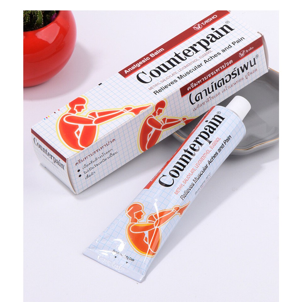 120g Counterpain Muscular Pain Tension Relief Heat Warm Analgesic Balm ...
