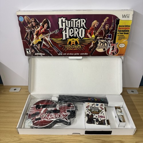Nintendo Wii Guitar Hero Aerosmith Complete Bundle (New Never Used) | eBay