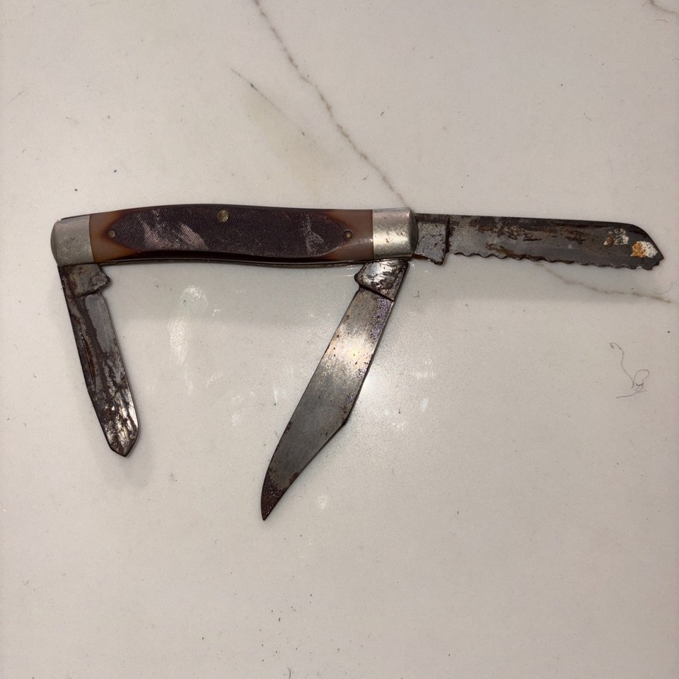 MASTER MECHANIC MM89 USA Vintage Folding Pocket Knife | eBay