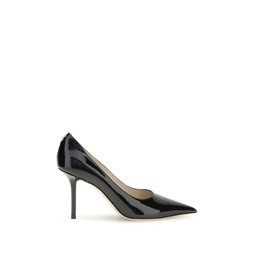 Jimmy Choo Black Calf Leather Bos Taurus High Heel Pumps | eBay