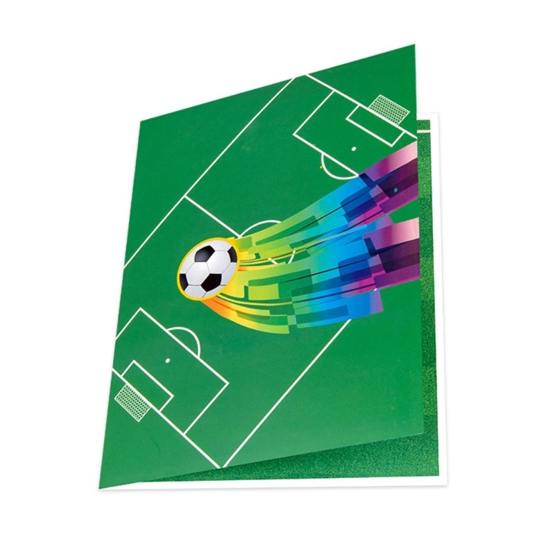 Soccer 3D Popup Greeting Card,Sports Birthday Cards,Gift Cards with ...