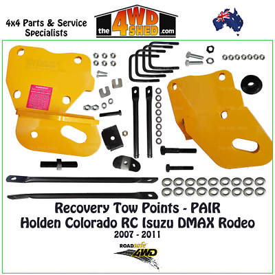 ROADSAFE 4WD Tow Points Heavy Duty suit Holden Colorado RC Rodeo 2007 ...