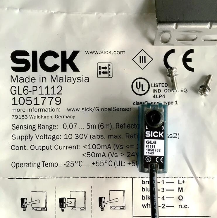 One New SICK GL6-P1112 Photoelectric Sensor GL6P1112 Free Shipping | eBay