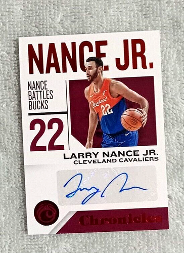 2018-19 Panini Chronicles Larry Nance Jr Auto Autograph #CS-LN w/ Top ...