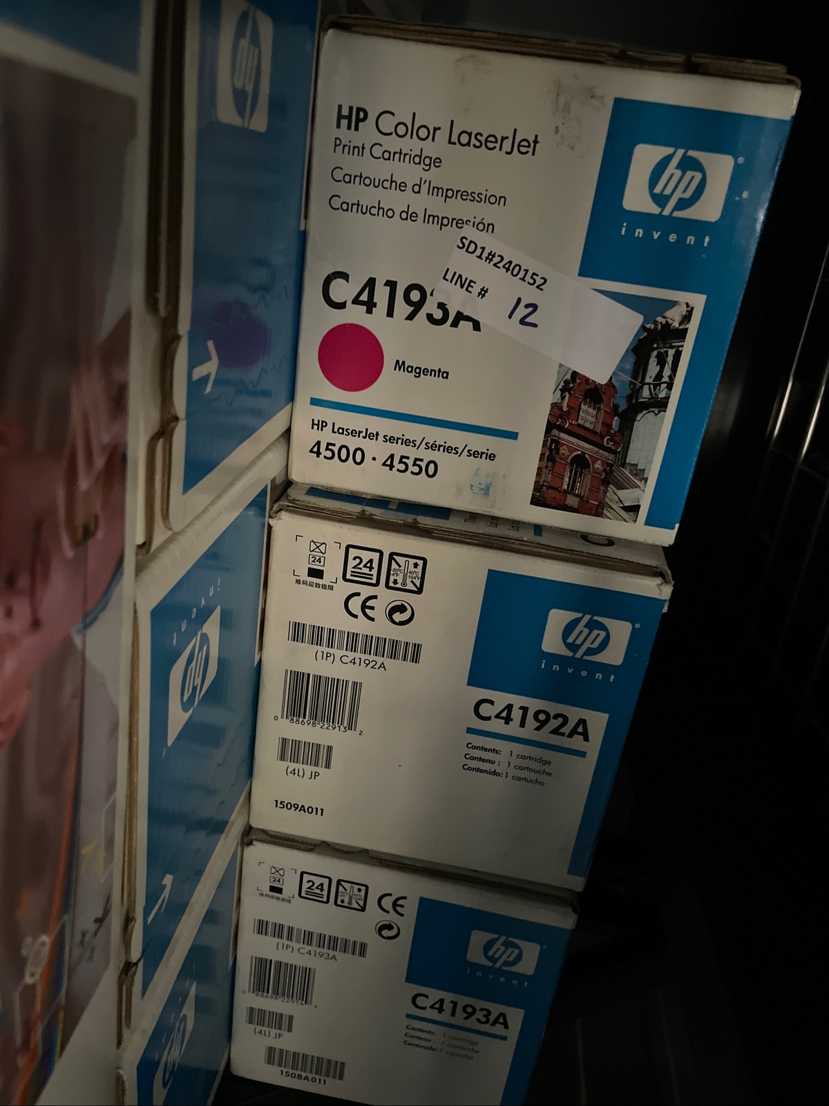 Lot Of 6 New Genuine Sealed HP LaserJet Toner C4190a C4191a C4192a ...