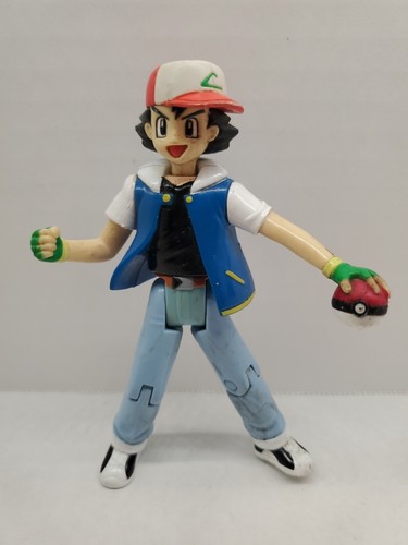 Vintage Pokémon Ash Figure 2000 Nintendo Hasbro Posable | eBay