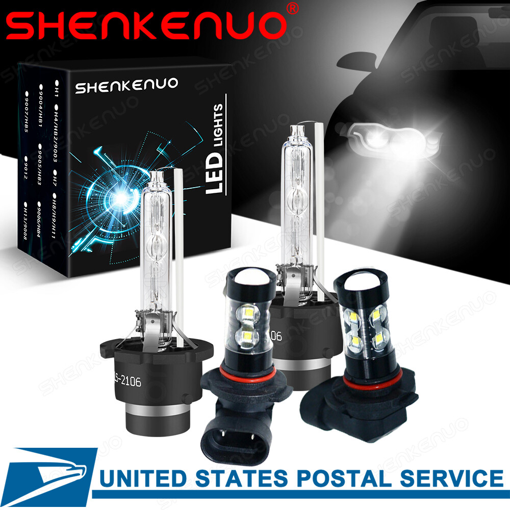 For 2007-2008 Infiniti G35 HID/LED Headlight High/Low Beam +Fog Light ...