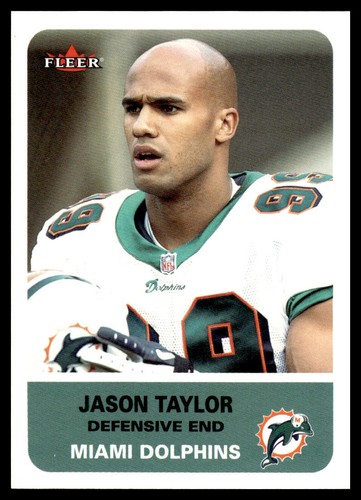 2002 Fleer Jason Taylor #172 Miami Dolphins 104B | eBay