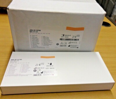 RADIOMETER ABL80 SP80 Solution Pack 944-309 & SC80 Sensor Cassette 945 ...