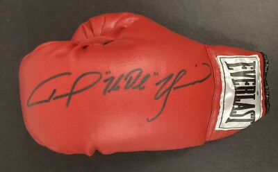 Tommy Morrison Signed Boxing Glove Red Everlast The Duke Tommy Gun ...