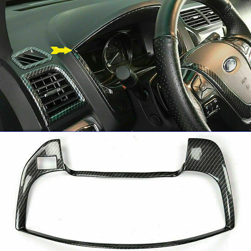 For Ford Explorer 2011-2019 Carbon fiber Inner Instrument Panel Frame ...