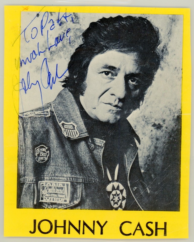Johnny Cash ~ Signed Autographed 1970's Magazine Photo ~ PSA DNA ...