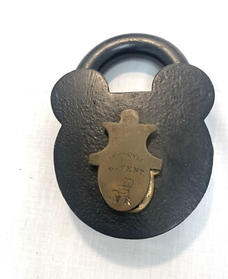 Vintage Antique Padlock No Key | eBay