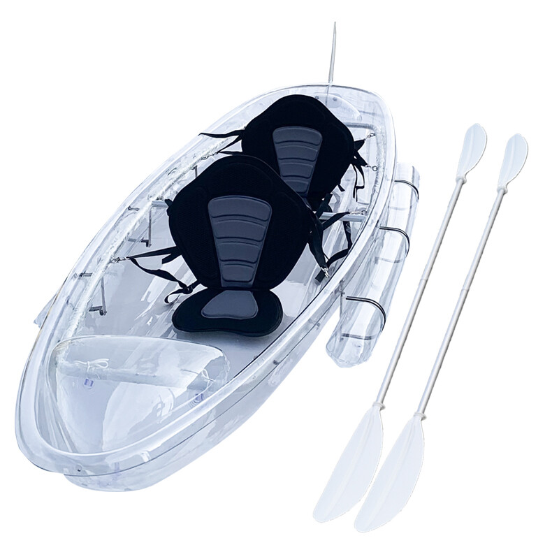 FT Clear Transparent Kayak Kayaks Touring See Through with 2 Seats ...