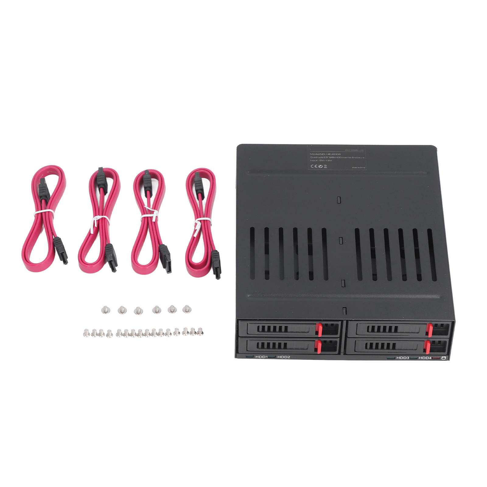 5.25 Mobile Rack Backplane Hard Drive Enclosure Aluminum Trayless 4 ...