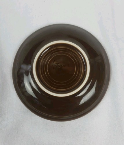 Homer Laughlin Fiestaware Fiesta® Brown Saucer 5-7/8" For Coffee Cup | eBay