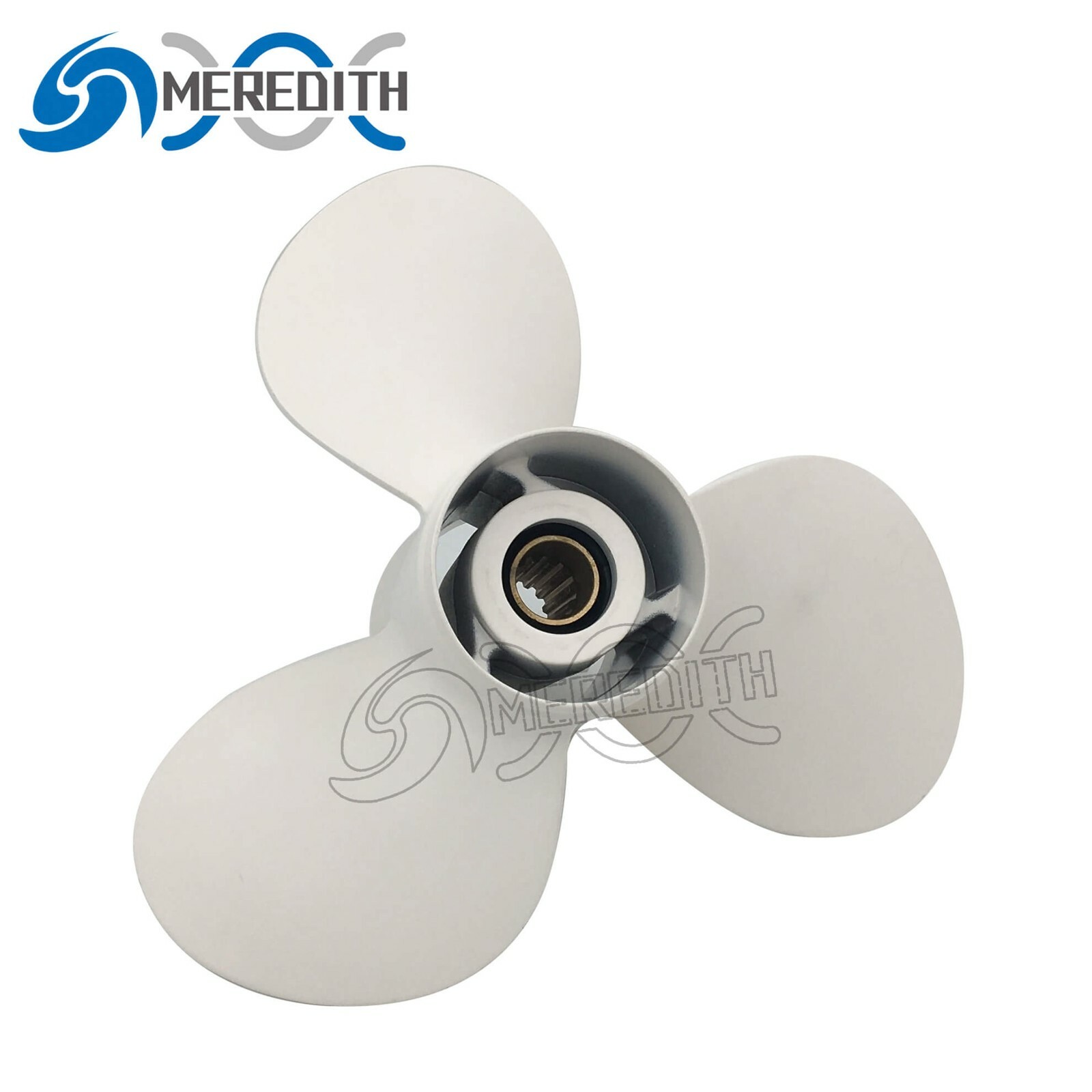 OEM Yamaha Aluminum Cupped 3 Blade Prop Propeller 10 3/8 X 13p 6h5 ...