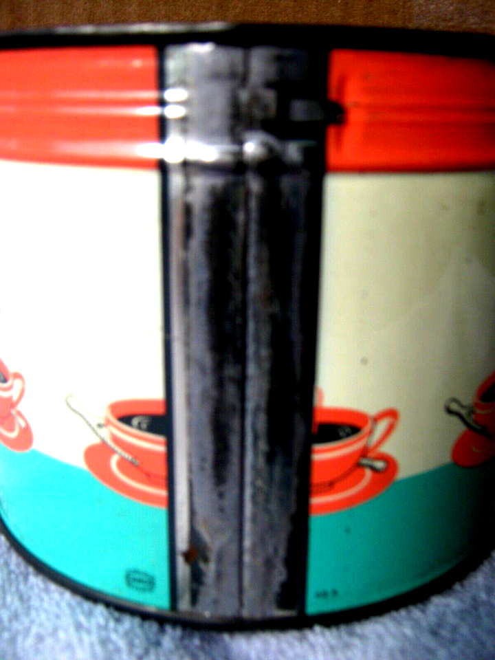 1968 Wish Bone coffee tin, sealed/unopened, NOS, w/hand crank, two ...