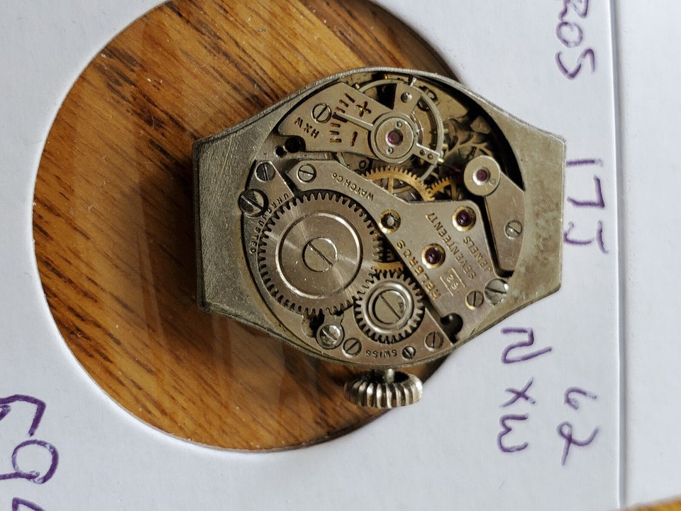 LADIES HELBROS 17J 62 NXW WRIST WATCH MOVEMENT #594 | eBay