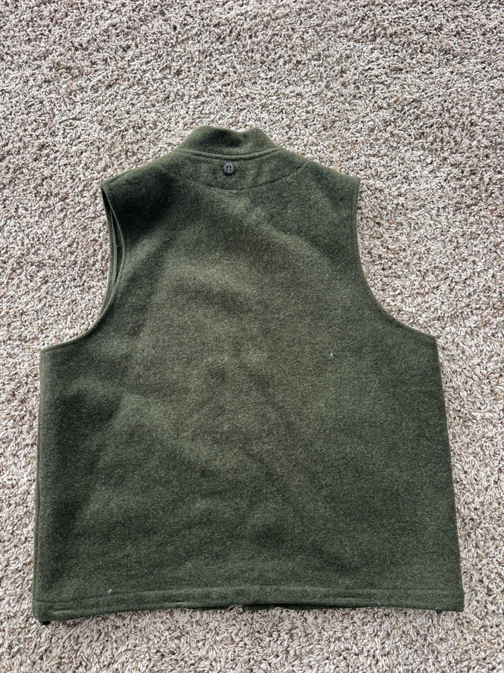 Filson Mackinaw Wool Vest Liner Forest Green Size XL Vintage | eBay